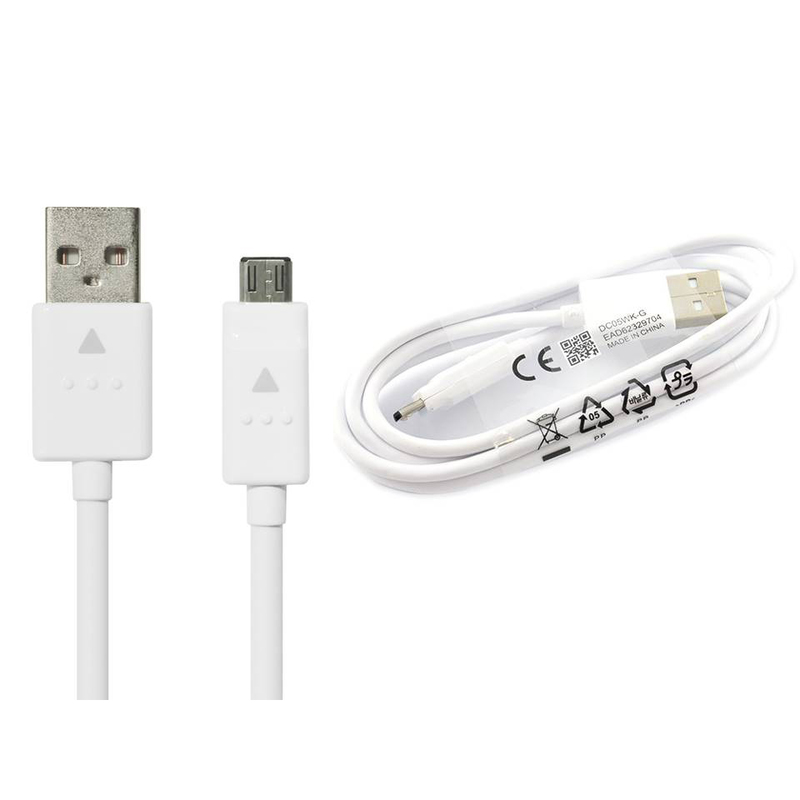 LG original micro-USB kabel DC05WK 1.2m, vit