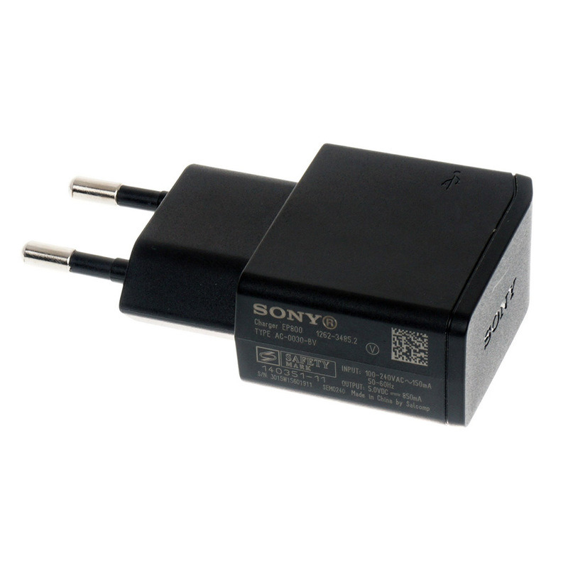 Sony EP800 original laddare, svart