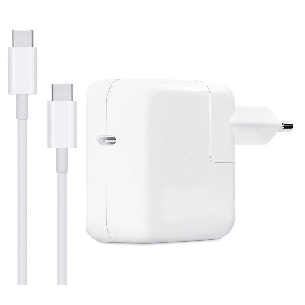 Laddare A1882 MY1W2ZM/A, 30W USB-C, med USB-C kabel