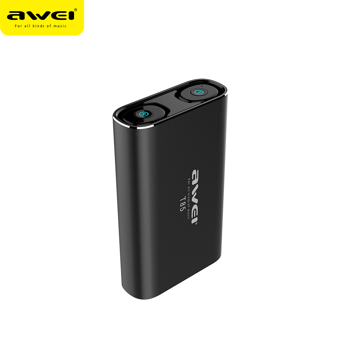 AWEI T85 In-Ear trådlös Bluetooth 5.0 1800mAh Power bank