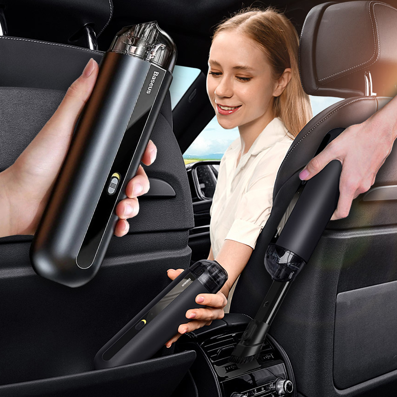 Baseus A2 trådlös mini-dammsugare, 70W