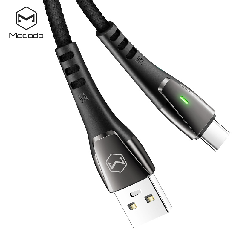 Mcdodo CA-6791 USB-C-kabel, auto disconnect, 1.5m, svart