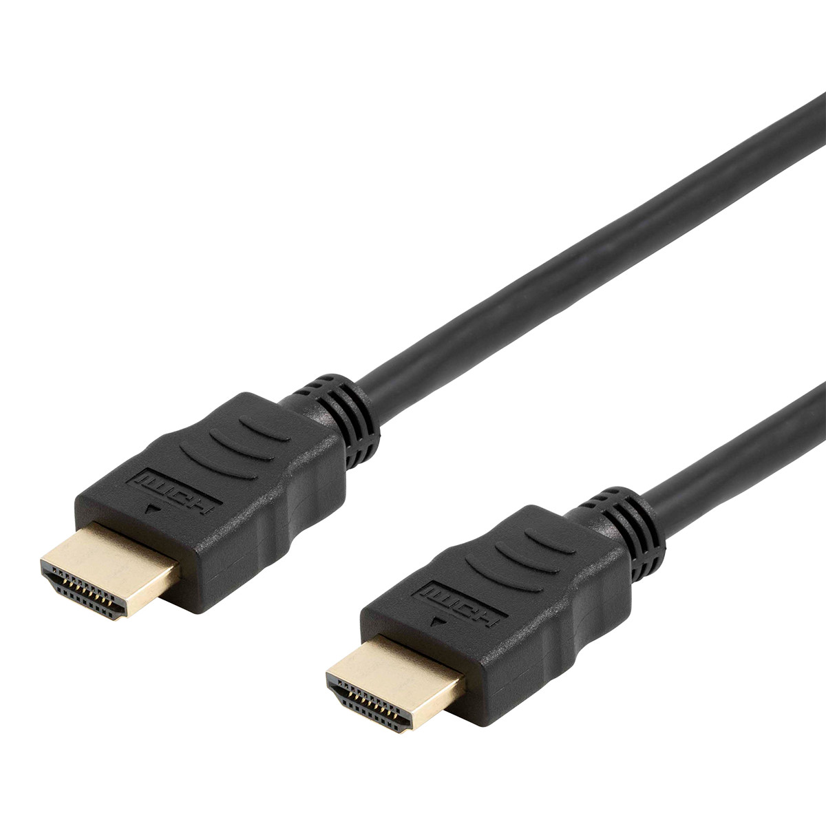 Deltaco flexibel HDMI-kabel, 4K UltraHD i 60Hz, 5m, svart