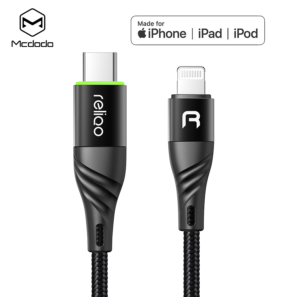 McDodo RCA-650 USB-C till Lightning, Auto Disconnect, MFI, 1.2m
