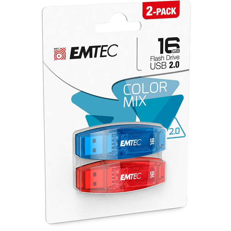 16GB 2-pack USB-minne EMTEC C410